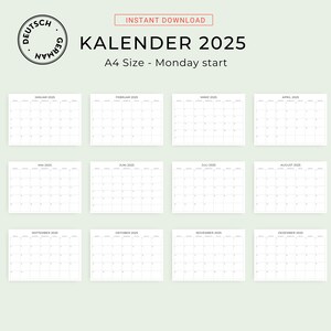 2024 2025 2026 Kalender 2024 2025 2026 Monatskalender German Calendar 3 ...