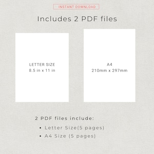 Project Planner Printable Productivity Planner Personal Project ...