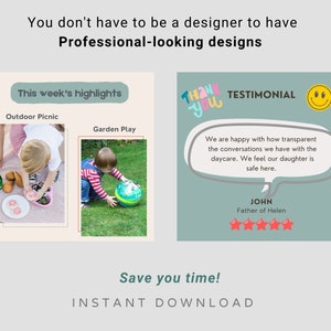 30 Preschool Daycare Facebook Engagement Post Canva Template Childcare ...