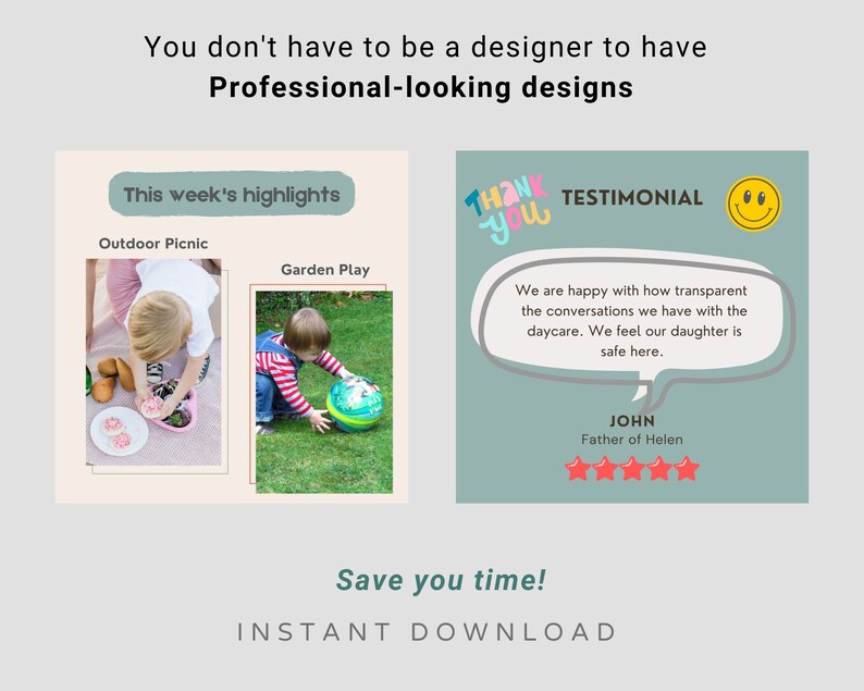 30 Preschool Daycare Facebook Engagement Post Canva Template - Etsy