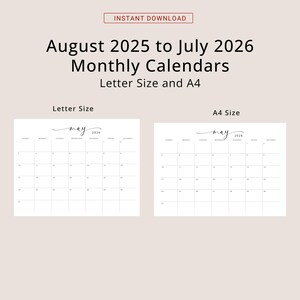 2025-2026 Academic Planner 2025 2026 Teacher Calendar August 2025 to ...