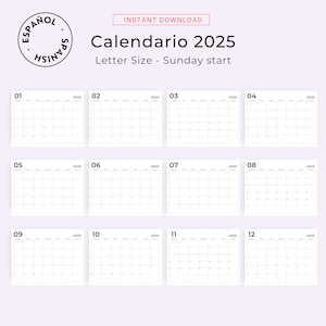 Calendario 2024 2025 2026 Spanish Calendar Printable 3 Years Planners ...