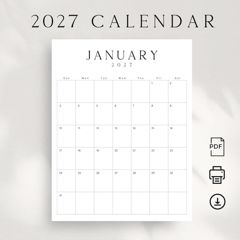 2026 2027 Monthly Planners - Etsy