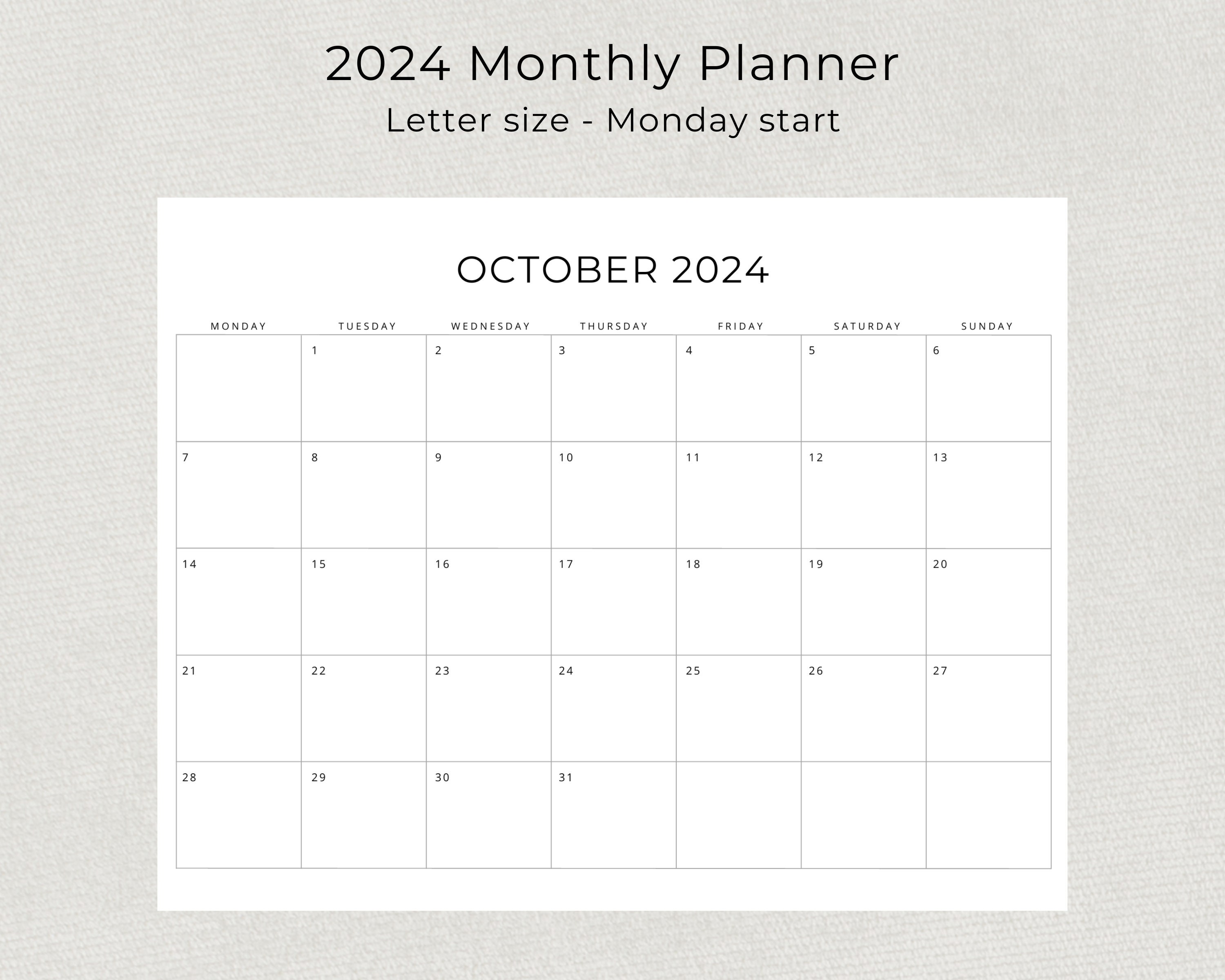 Free Aesthetic 2024 Calendar Planner Printable Pdf 43 Off