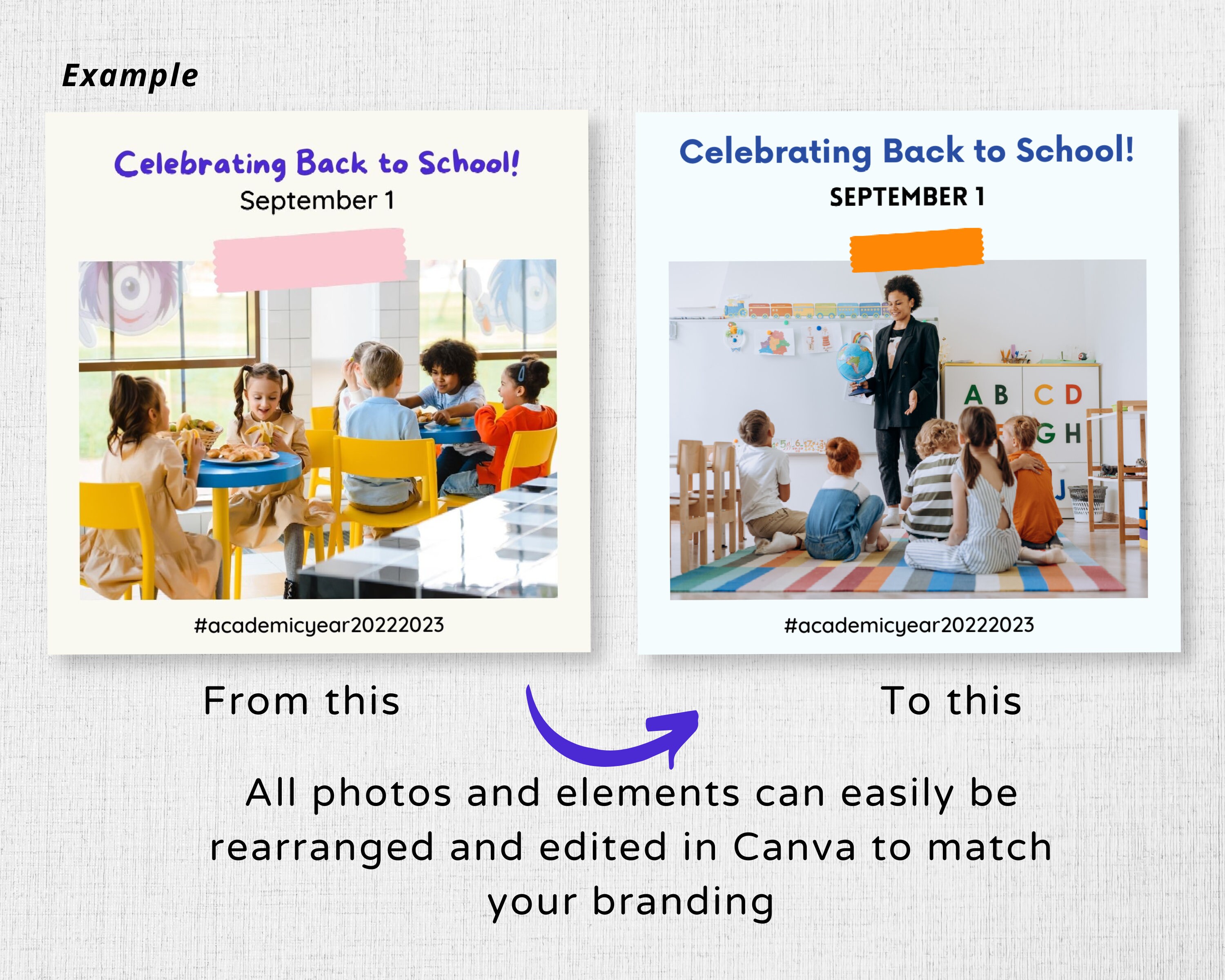 30 Children Education Instagram Post Canva Templates Back to School ...