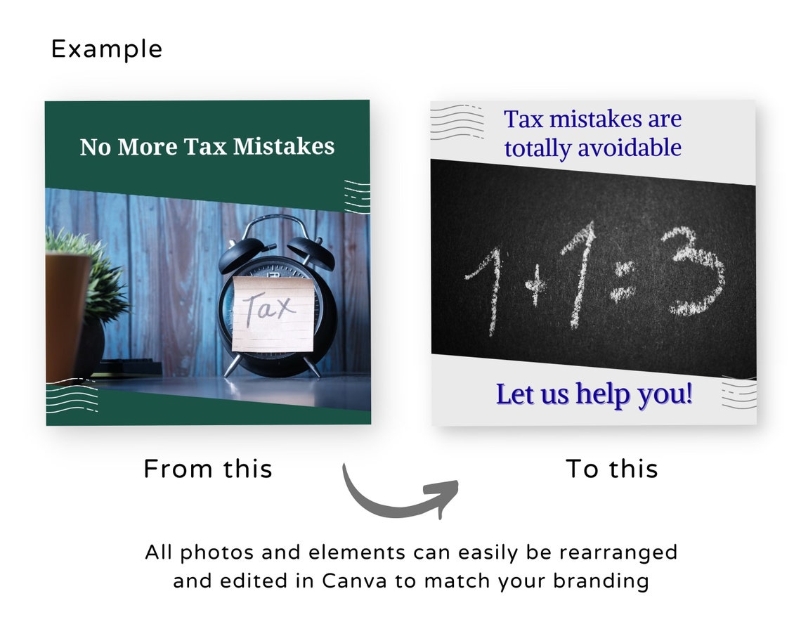 40 Accountant Facebook Post Canva Template Accountant CPA Facebook Page ...