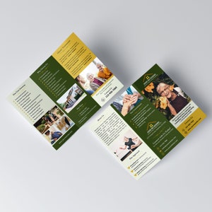Editable Senior Residence Trifold Brochure Senior Shared Home Brochure ...
