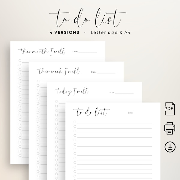 To Do List - Etsy