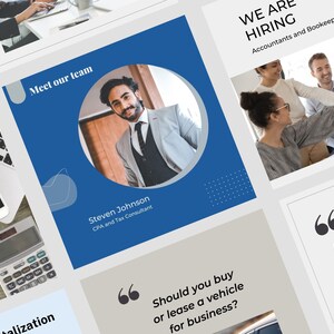 40 Linkedin Post for Accountant Linkedin Canva Template CPA Linkedin ...