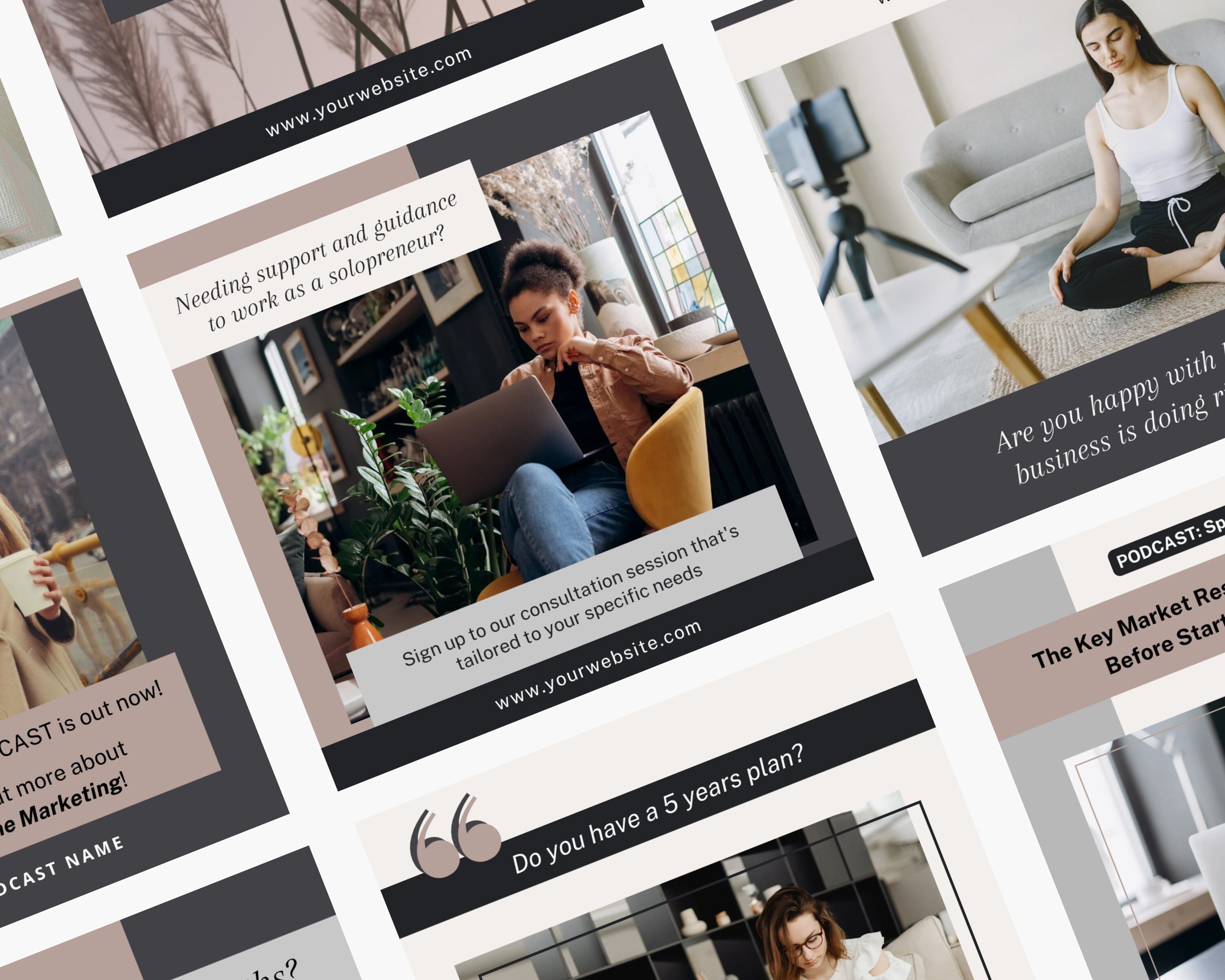 30 Business Coach Facebook Post Canva Templates Business Coaching ...