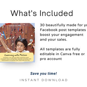 30 Montessori Kindergarten Facebook Canva Template Montessori Early ...