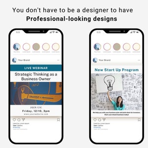 30 Business Development Instagram Post Canva Templates Business ...