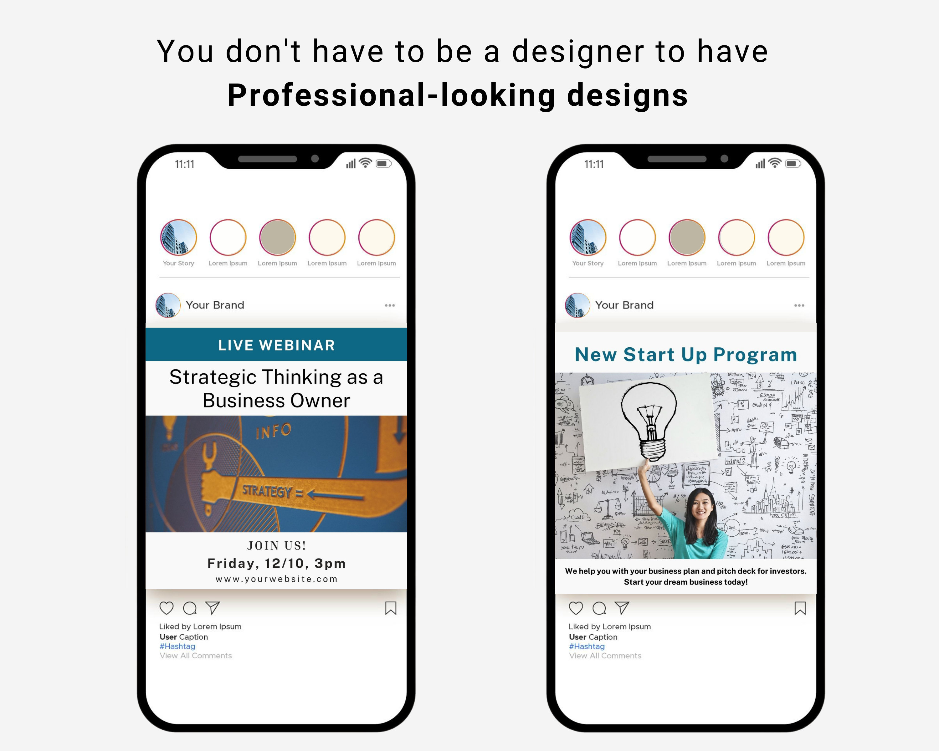 30 Business Development Instagram Post Canva Templates Business ...