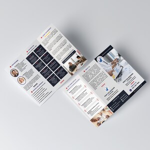 Editable Tax Preparer Trifold Brochure Accountant CPA Brochure Tax ...