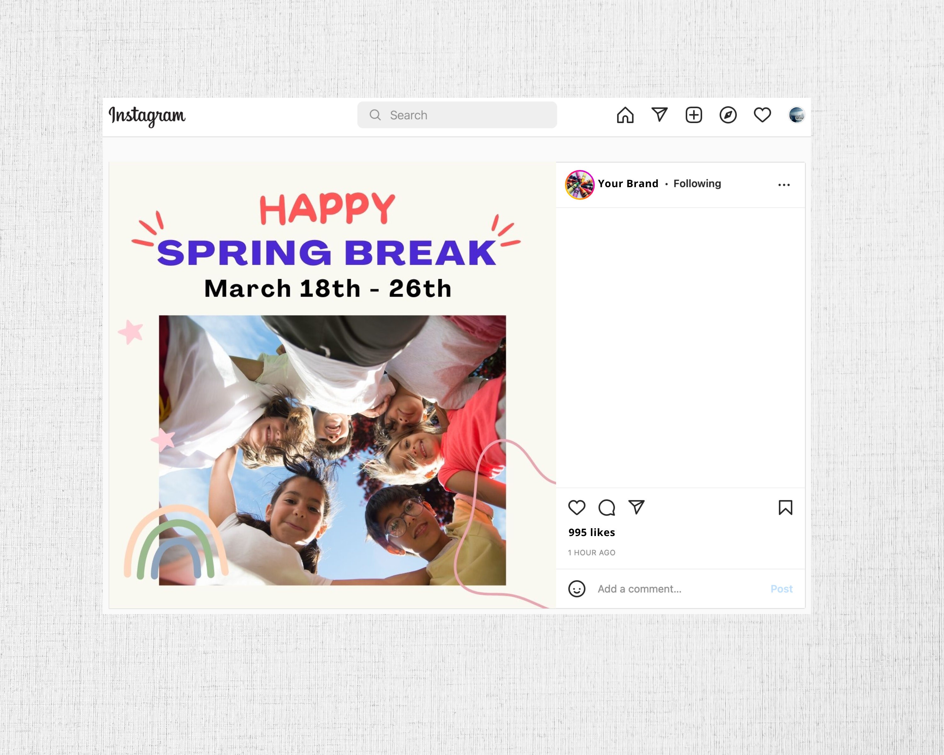 30 Children Education Instagram Post Canva Templates Back to School ...