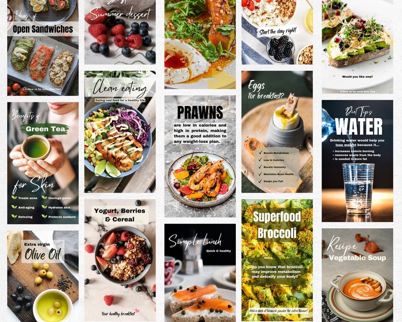 30 Nutritionist Instagram Story Canva Templates Instagram Post ...