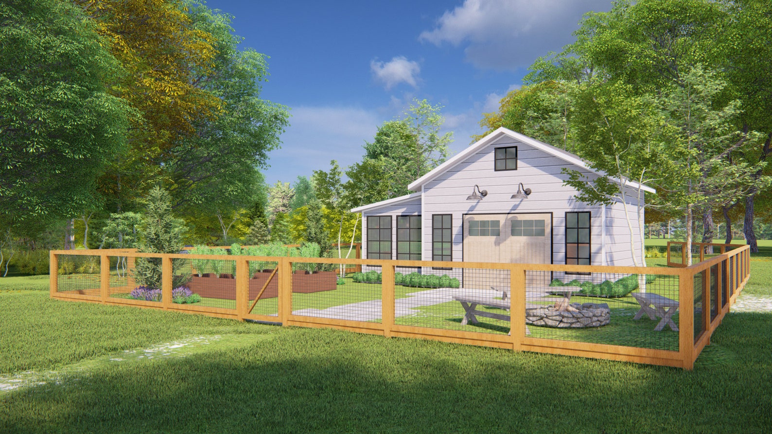Wood & Steel - Fence Panel Plans - Etsy