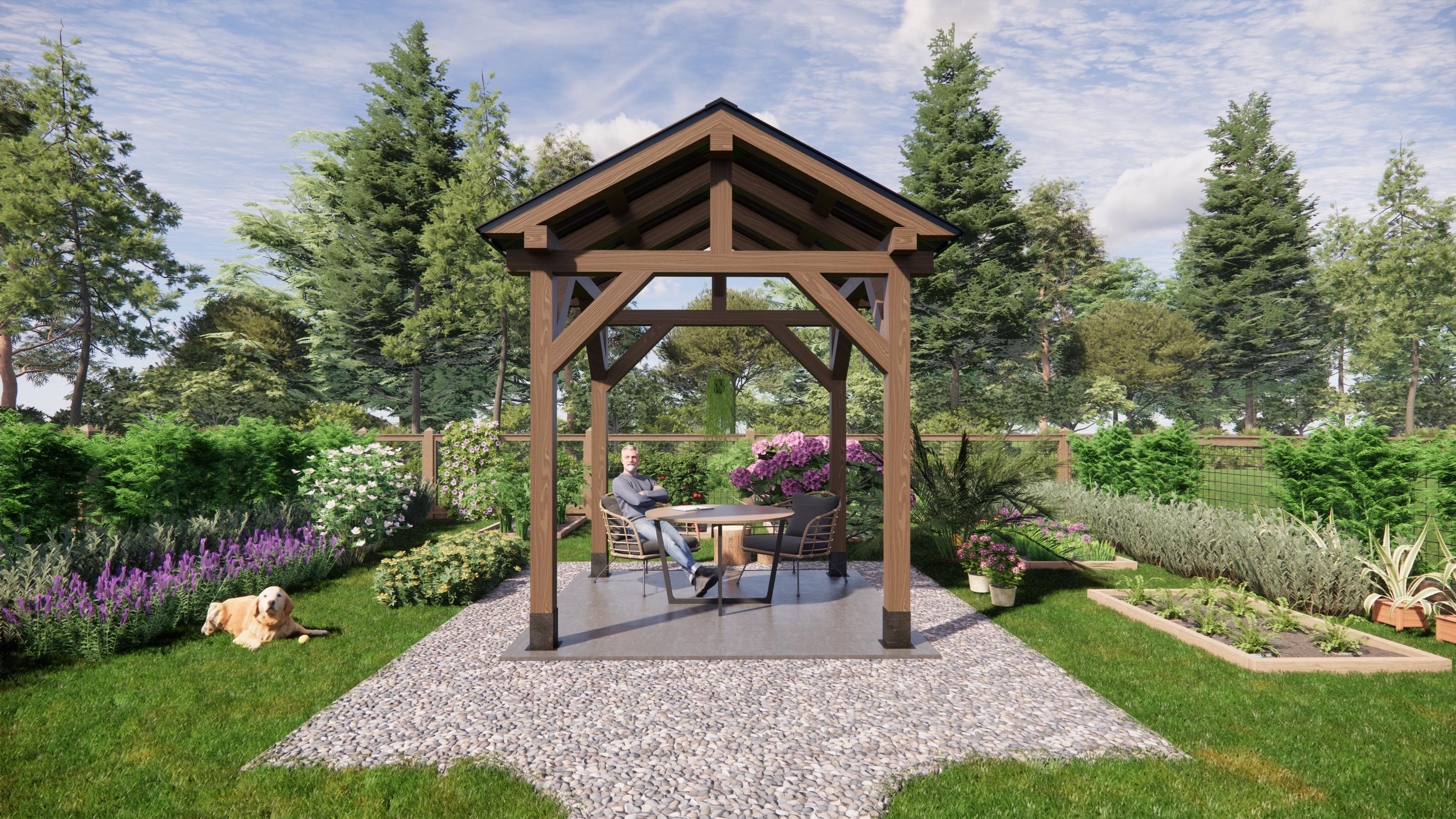 Outdoor Garden Pavilion - Etsy