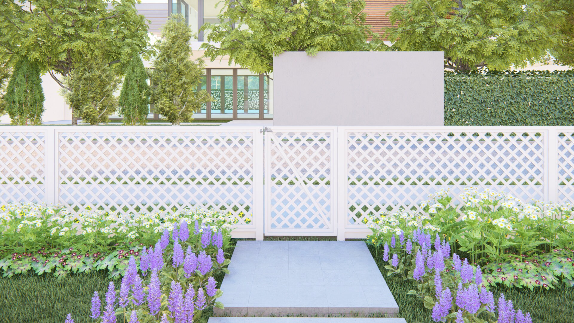 Lattice Fence Panel Plans With Gate - Etsy