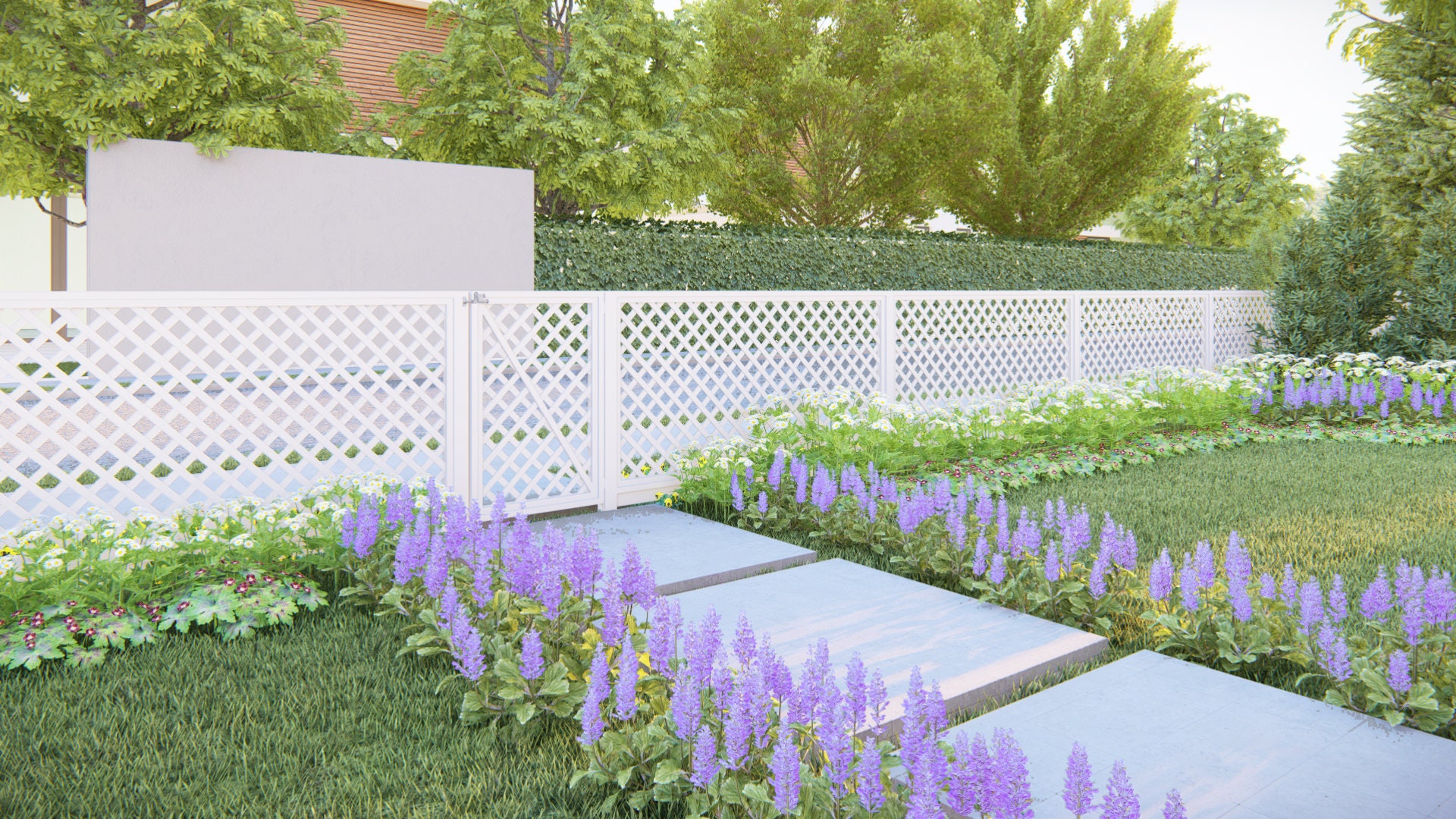 Lattice Fence Panel Plans With Gate - Etsy