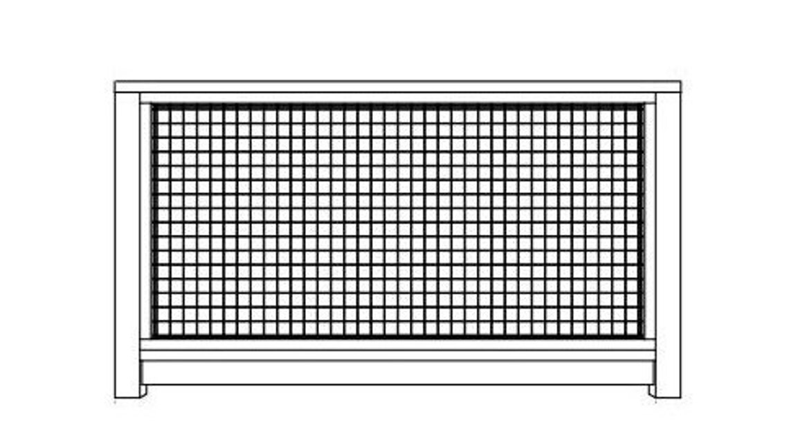 Wood & Steel - Fence Panel Plans - Etsy