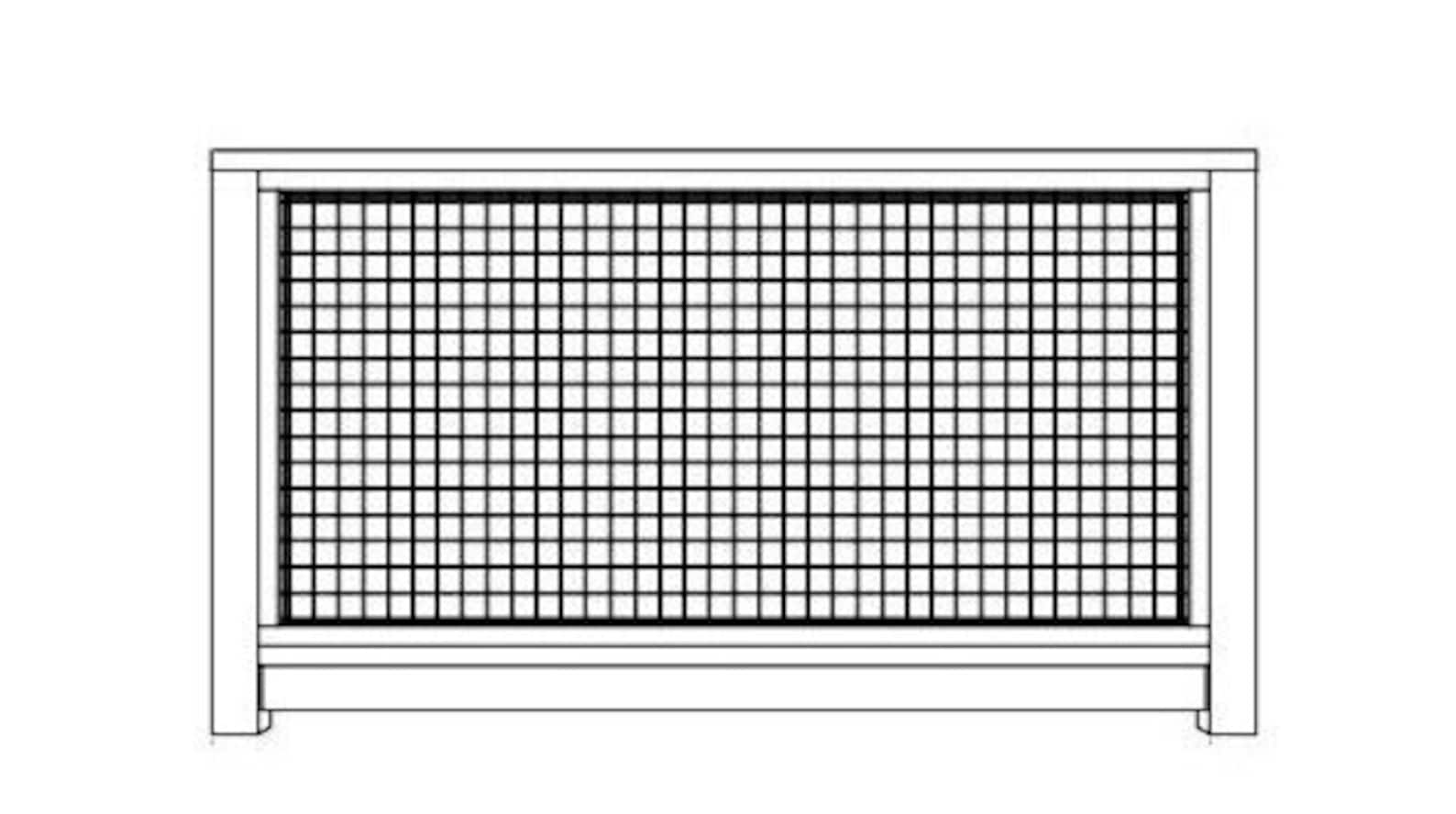 Wood & Steel - Fence Panel Plans - Etsy