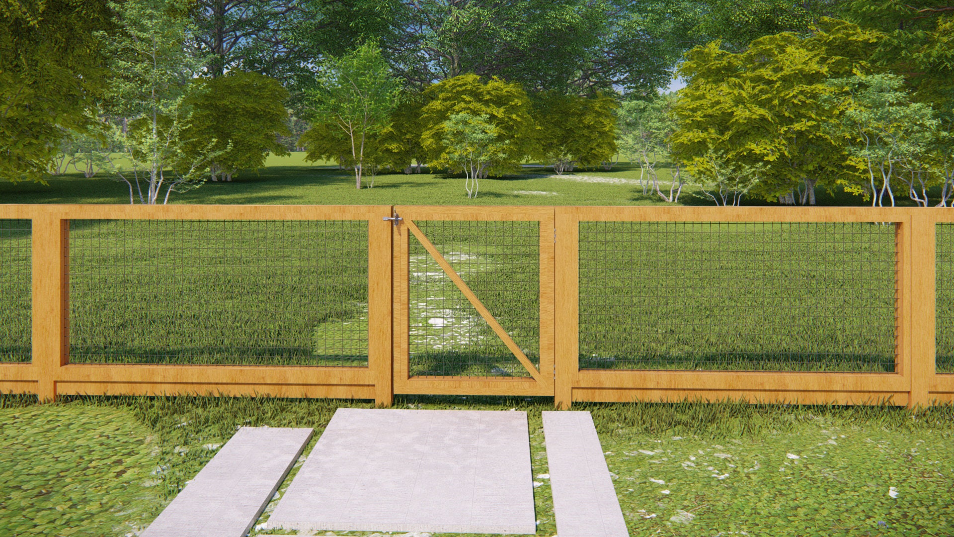 Wood & Steel - Fence Panel and Gate Plans - Etsy