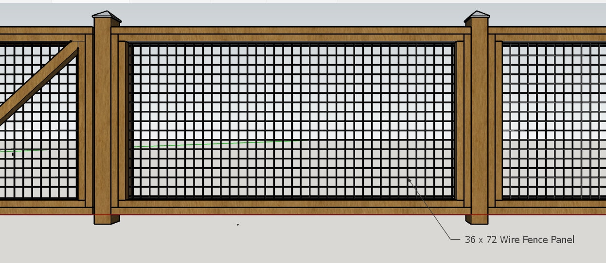 Wood & Steel Fence Panel Plans - Etsy