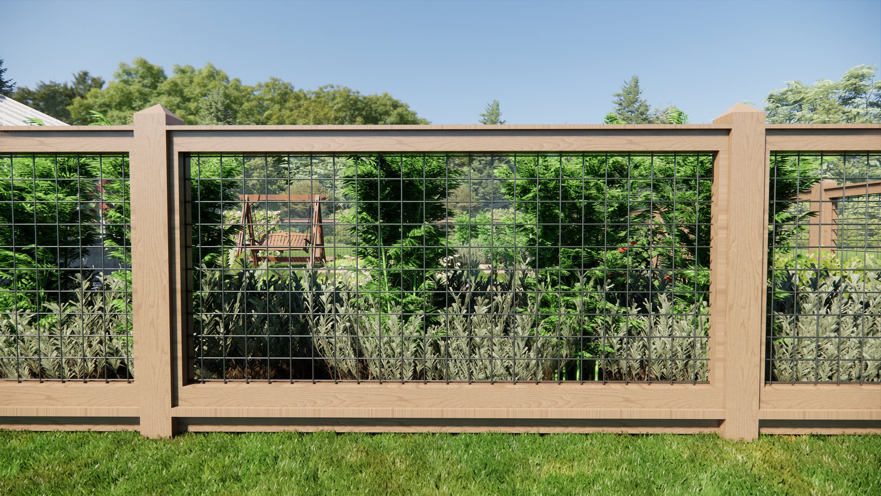 4x8 Wire Panel - Garden Fence Panel & Gate Plans - Etsy