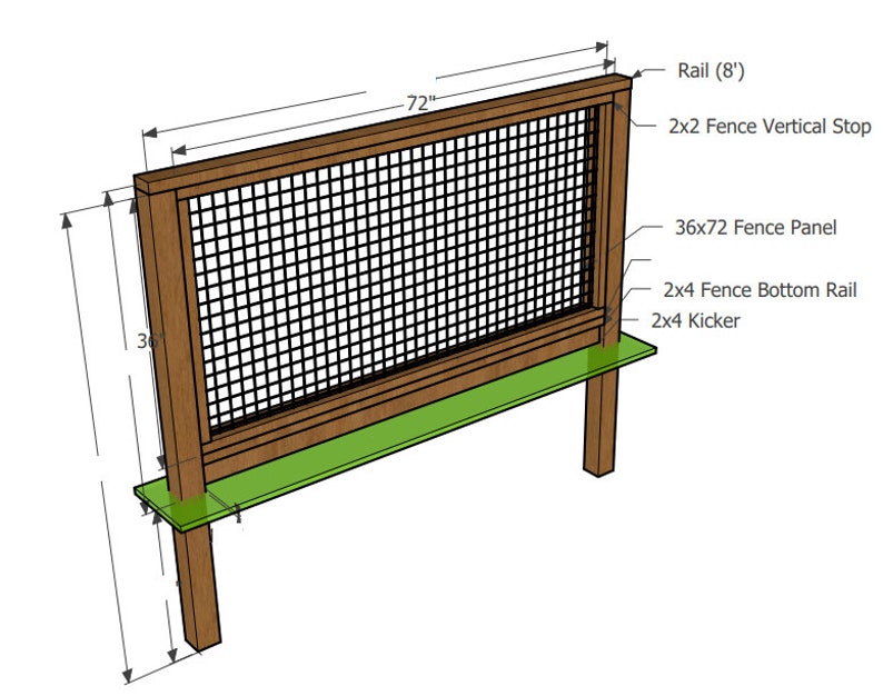 Wood & Steel - Fence Panel and Gate Plans - Etsy