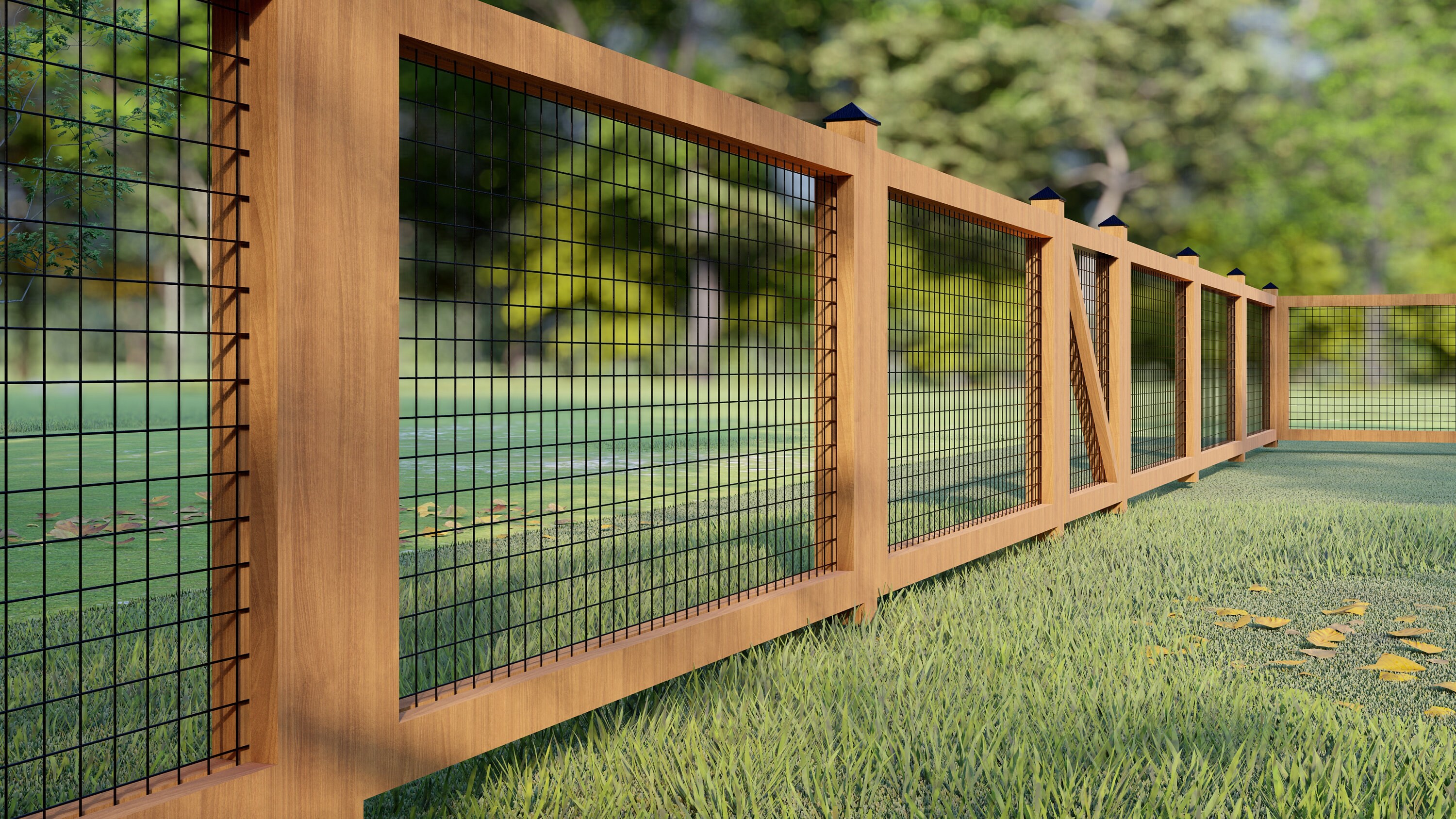 Wood & Steel Fence Panel Plans - Etsy