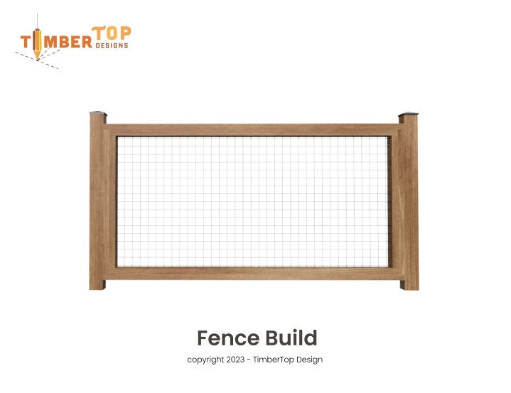 Wood & Steel Fence Panel Plans - Etsy