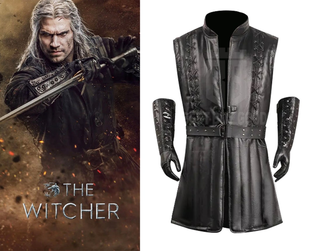 Witcher 3 Geralt of Rivia Cosplay Vest and Wrist Band for Halloween ...