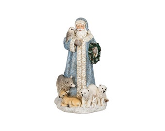Stone Santa Statue - Etsy