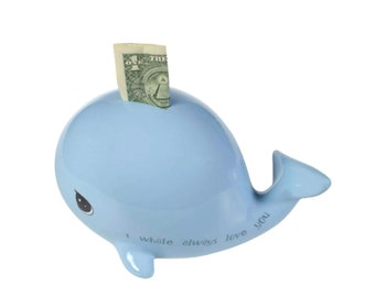 Whale Money Bank - Etsy
