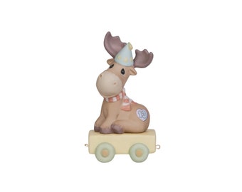 Porcelain Moose Figurine - Etsy