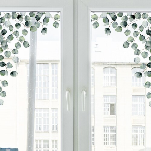 Dizzy Duck 5 X Plant Window Decals Reusable Window Cling - Etsy