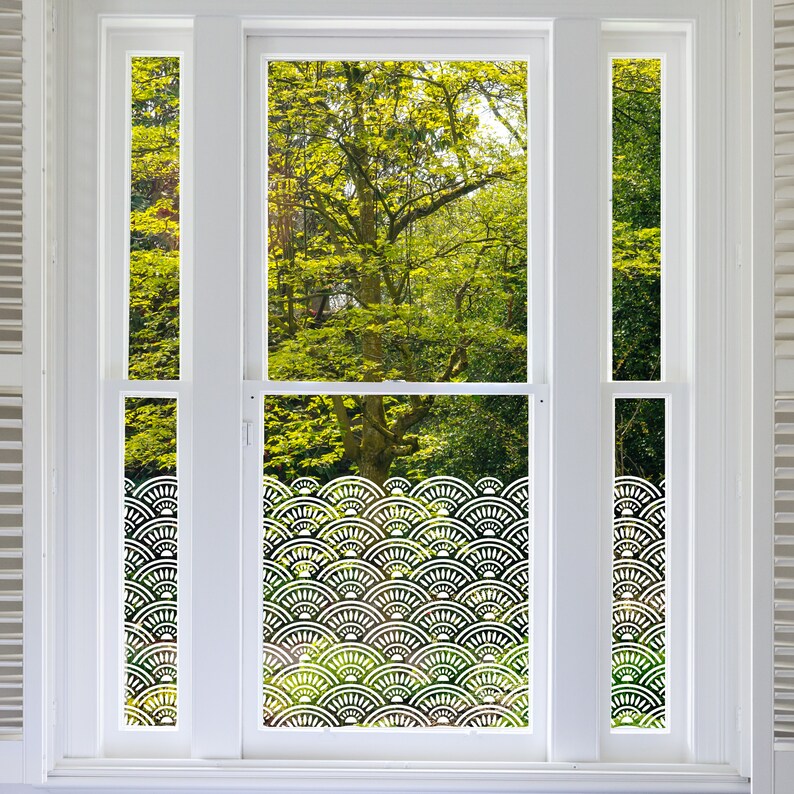 Art Deco Window Film Privacy Window Border Nagoya Window - Etsy
