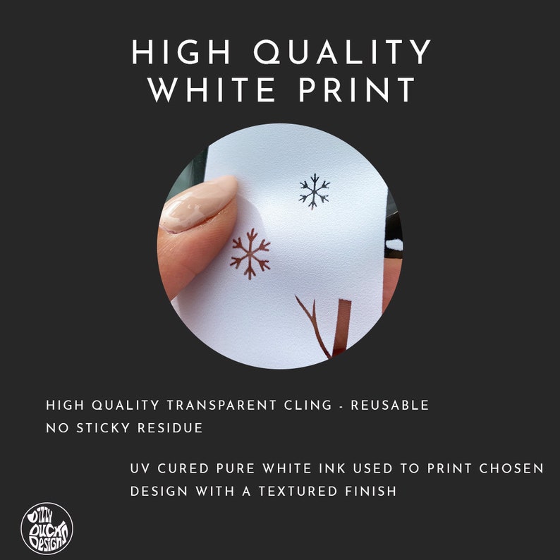 Christmas Nativity Scene Window Sticker Decal Dizzy Duck - Etsy