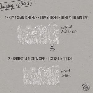 Floral Window Decal by Dizzy Duck - Frosted Privacy Window Film ...