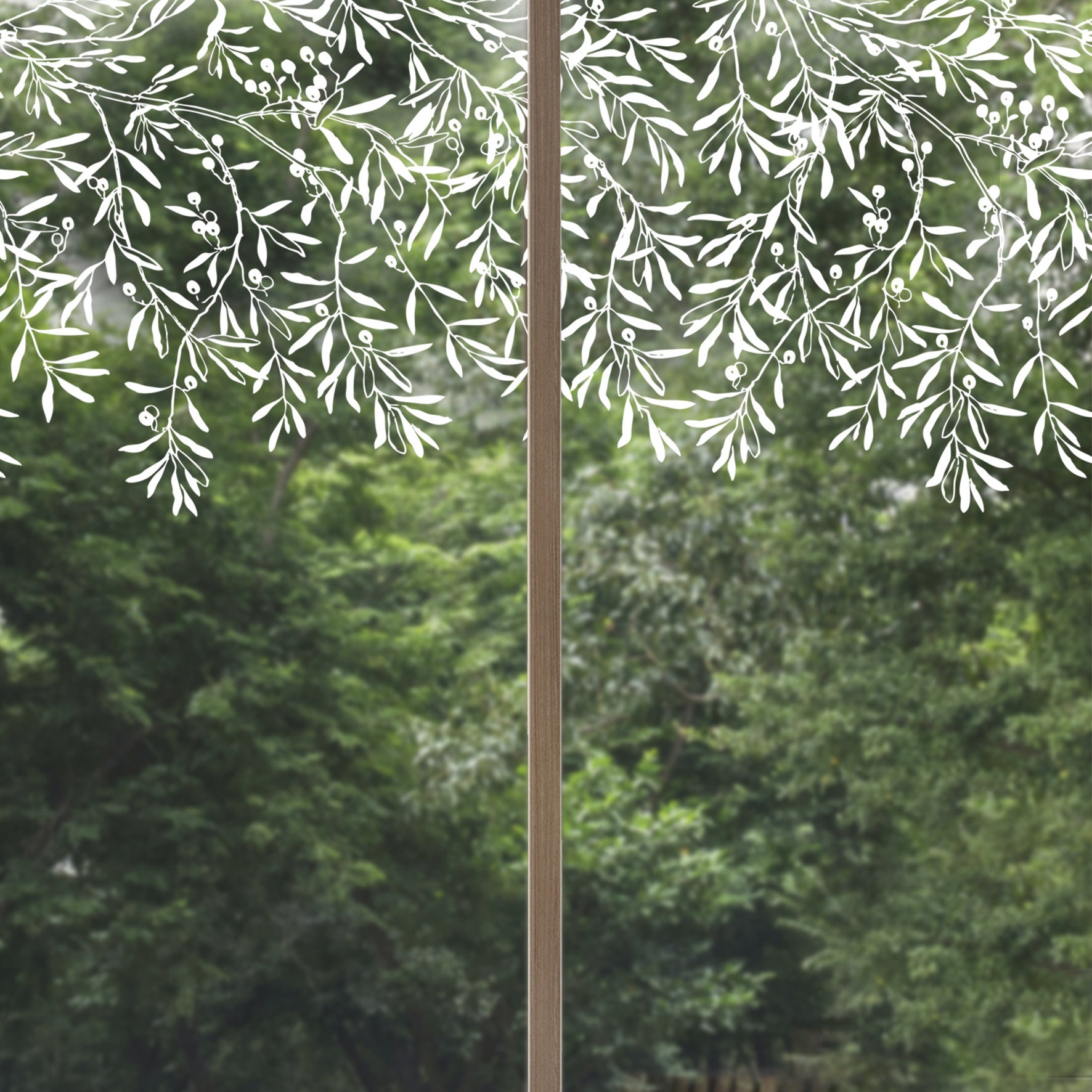 Leaves Trail Border Window Sticker Tree Branch Window Decal - Etsy