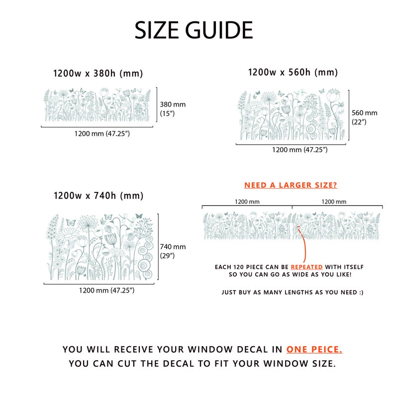 Floral Window Decal by Dizzy Duck Frosted Privacy Window - Etsy