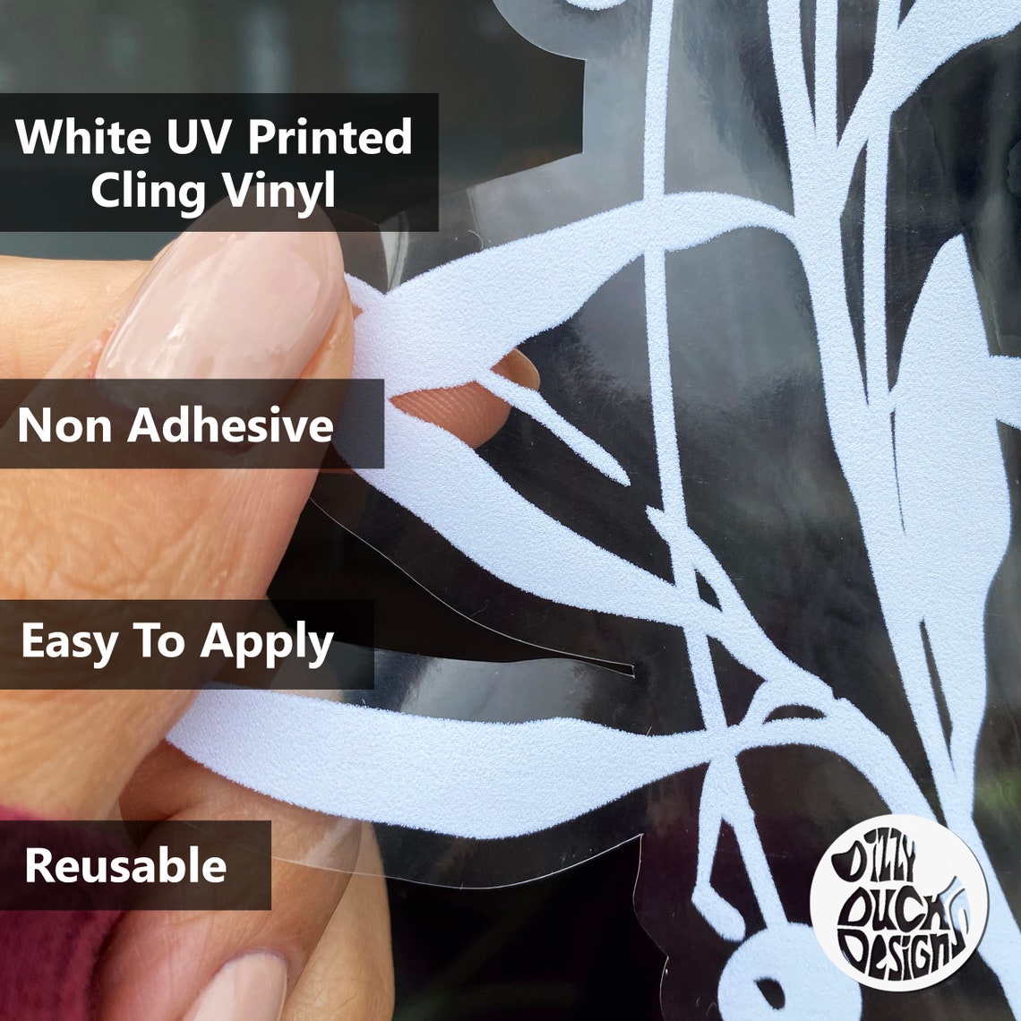 Spring Easter Bunny Window Sticker Set Meadow & Rabbit - Etsy UK