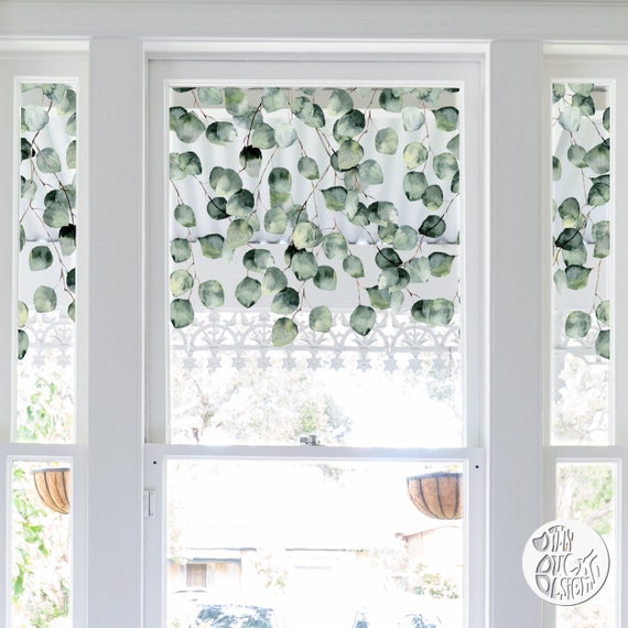 Eucalyptus Plant Window Decal Leaves Border Plant Window - Etsy UK