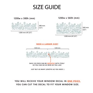 Privacy Frosted Window Film - Decorative Patterned Leaf Leaves Window ...