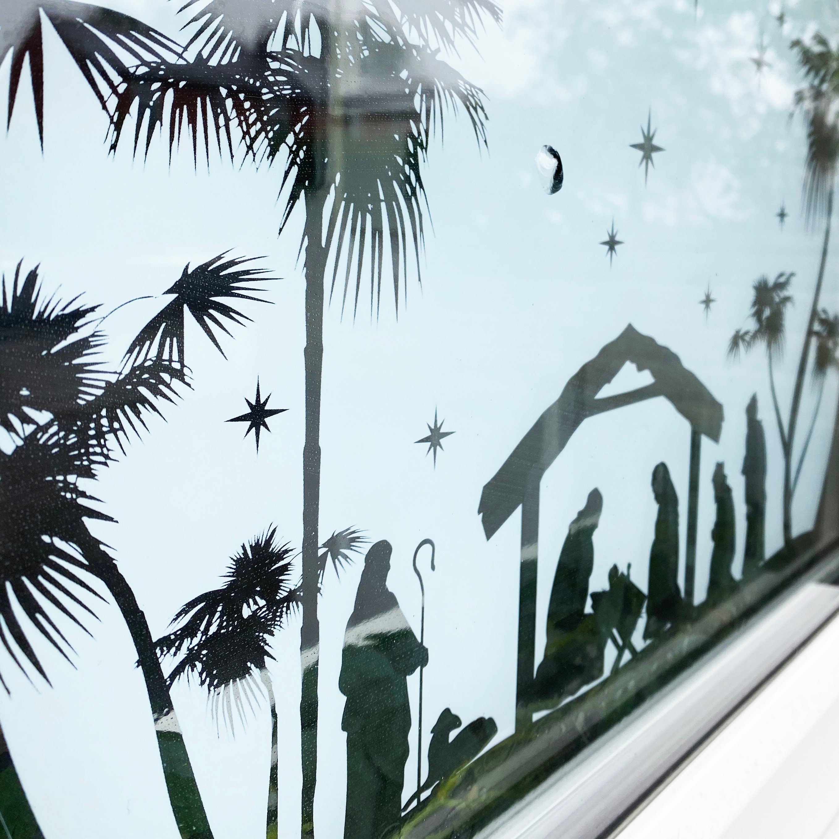 Nativity Window Sticker Dizzy Duck Designs Nativity Scene - Etsy UK