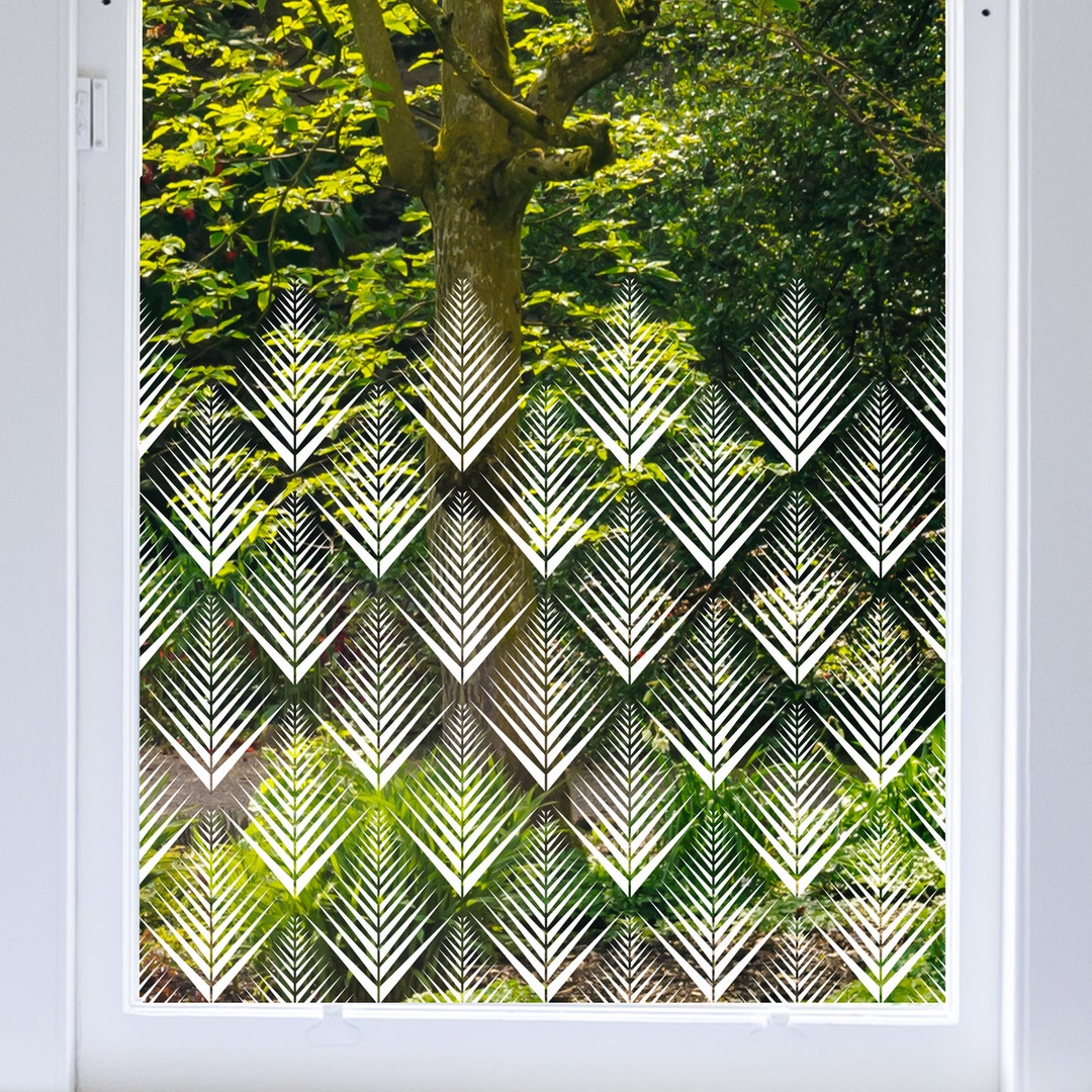 Art Deco Window Film Privacy Window Border Shelby Window Sticker Decal ...