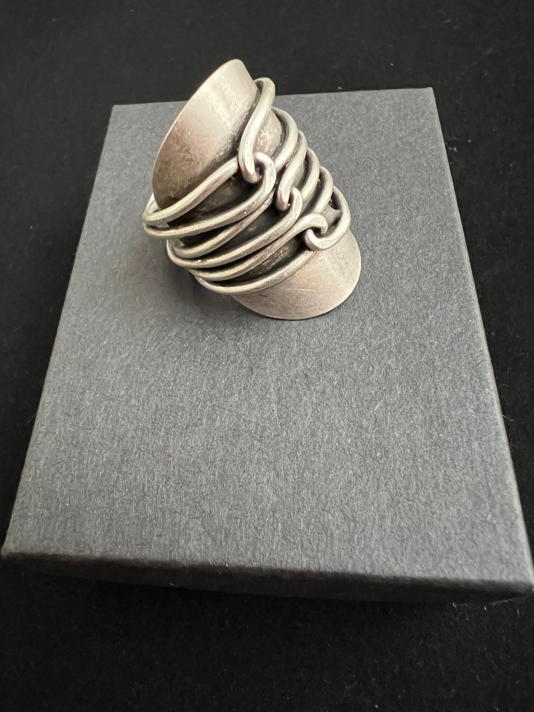 Brutalist Statement Ring, Bohemian Rings, Unique Rings, Gifts for Her ...