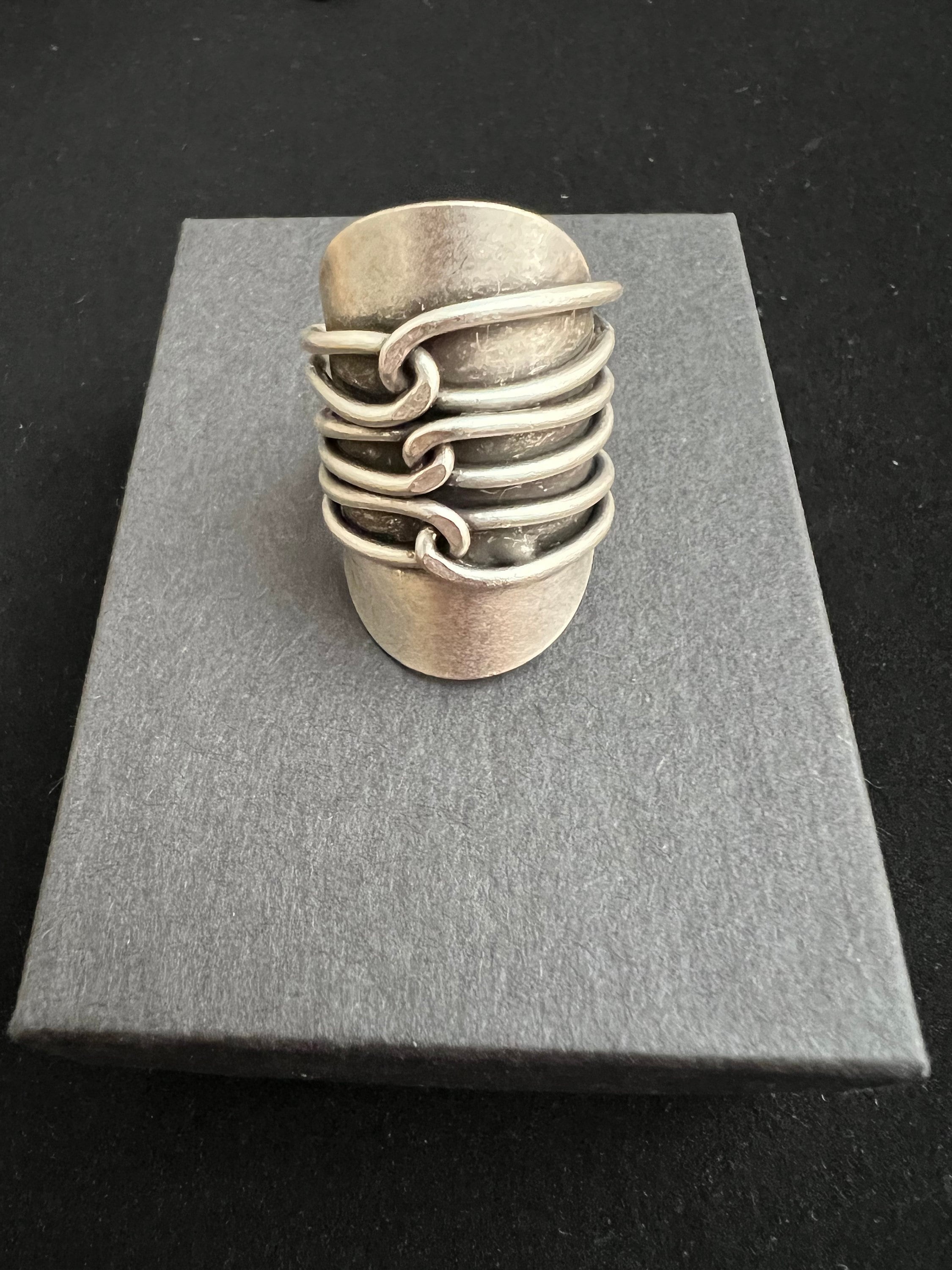 Brutalist Statement Ring, Bohemian Rings, Unique Rings, Gifts for Her ...