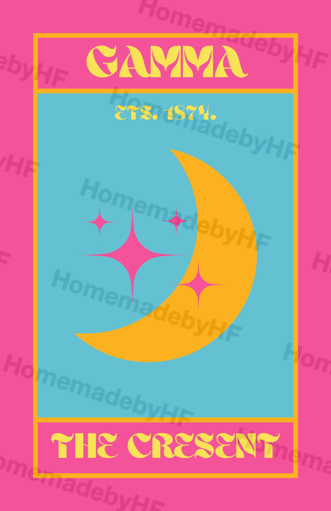GAMMA PHI BETA | Posters Set of 3 *digital Download Only* (tarot ...
